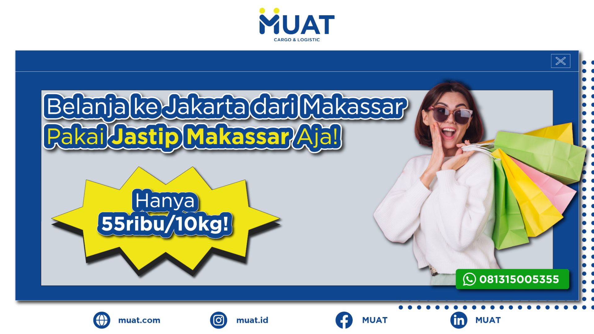 Jastip Jakarta Makassar: Cara Jastip dengan MUAT Cargo