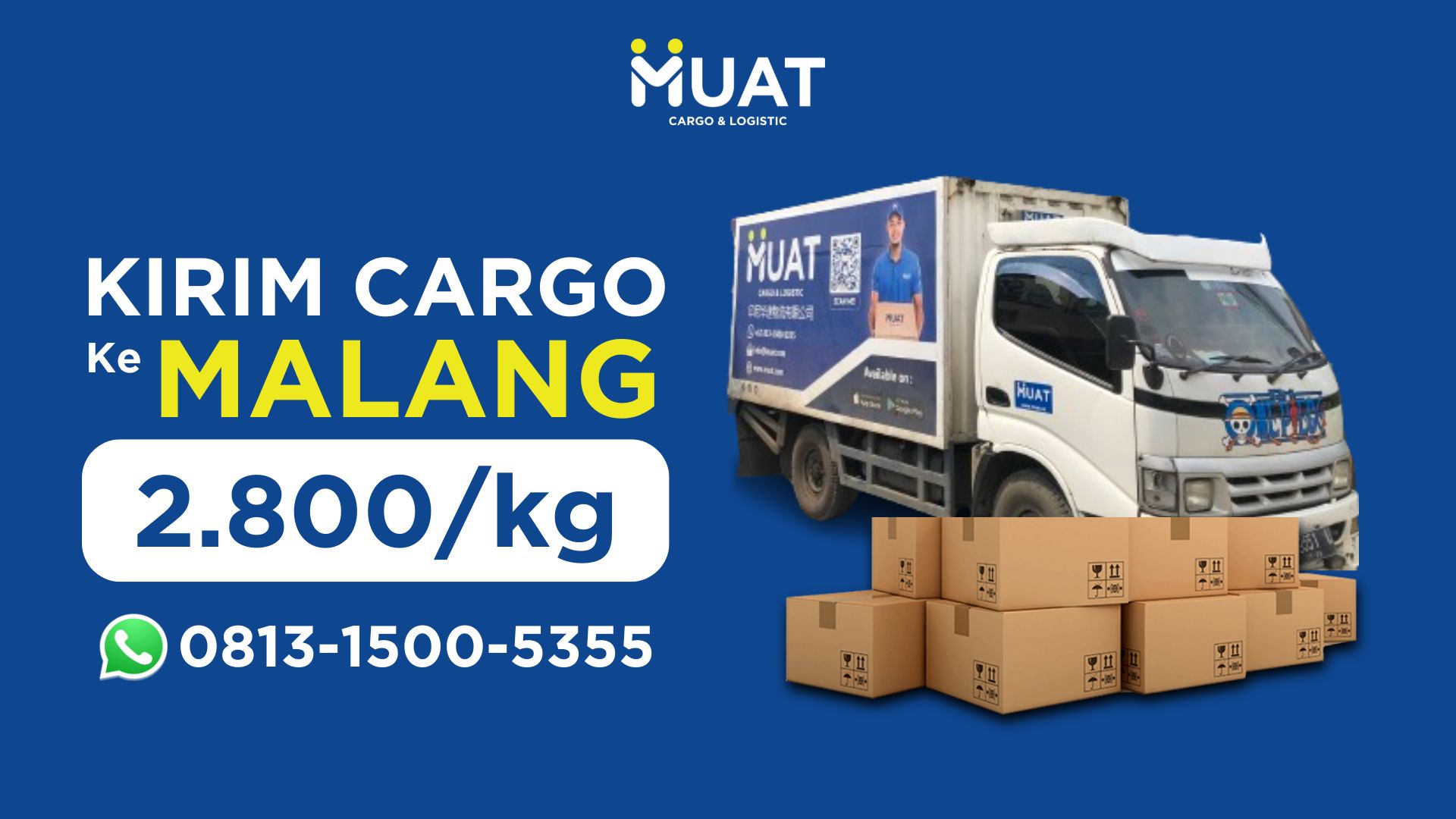Kirim Barang Cargo Jakarta Malang 2800/Kg Bisa Dijemput
