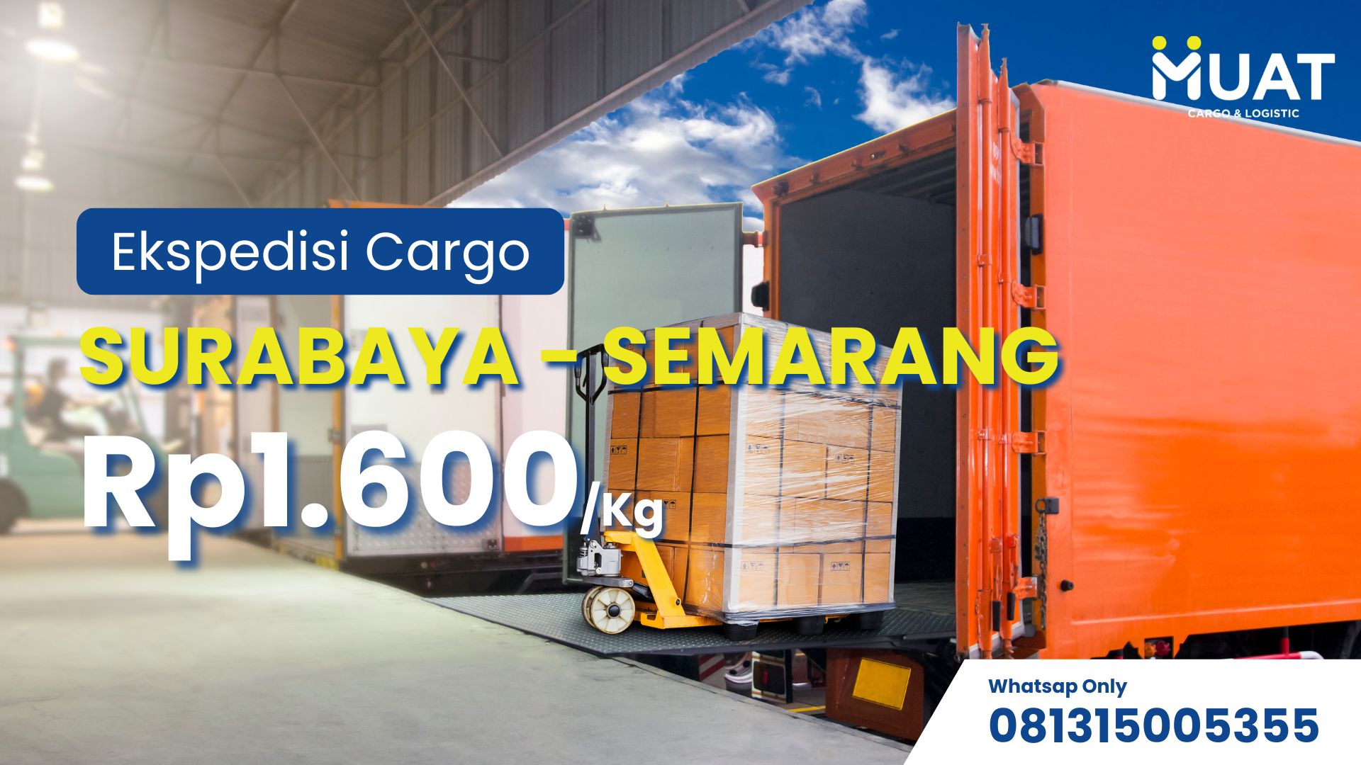 Ekspedisi Surabaya Semarang Rp1.600/Kg Bisa Dijemput